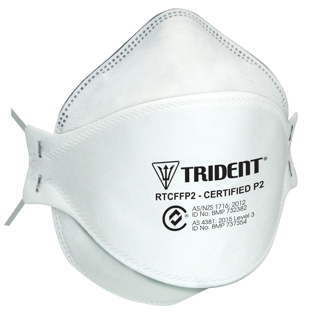 Trident P2 (N95) Disposable Respirator 20/Box – CO2 Radical